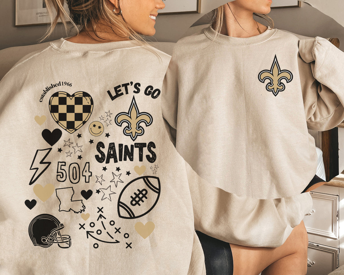 Saints Game Day Sweatshirt – 812 Hickory